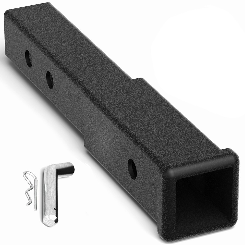 2Inch Trailer Hitch Extender Receiver Tube Rise-Drop Adapter Extender ...