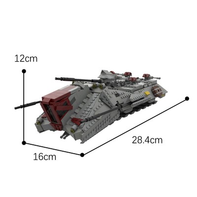 UT-AT Terrain Vehicle MOC Building Blocks Set Sci-fi Walker Bricks Toy ...