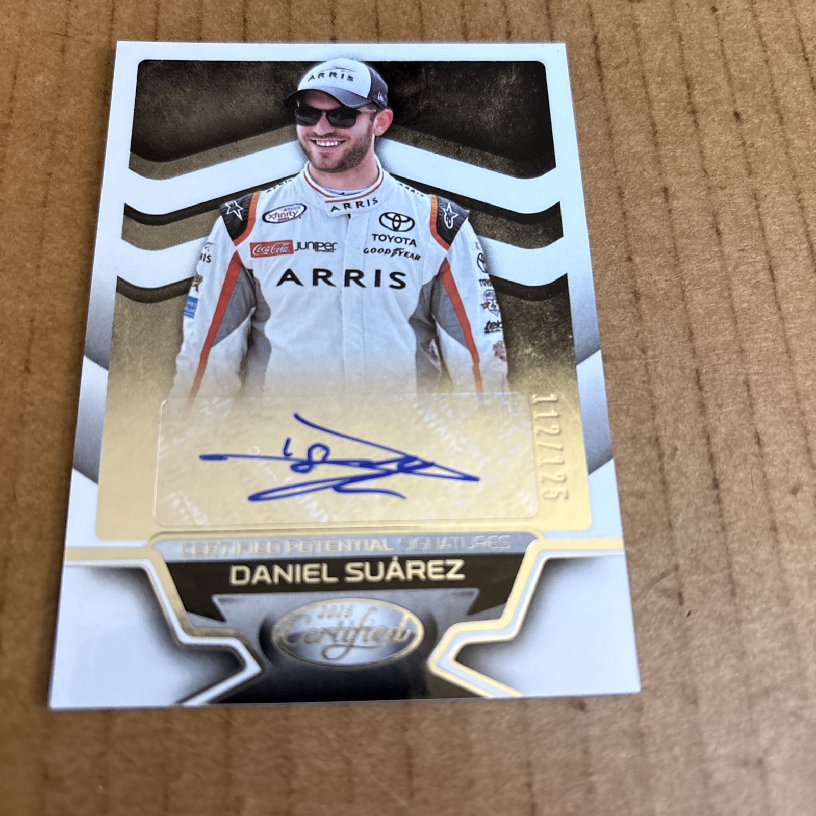 Daniel Suarez 2016 Certified NASCAR #CP-DS Certified Potential ...