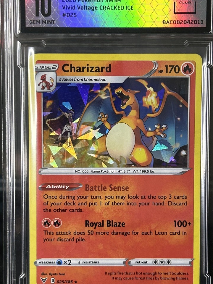 Charizard - (Cracked Ice Holo) 025/185 Deck Exclusives Holo | eBay