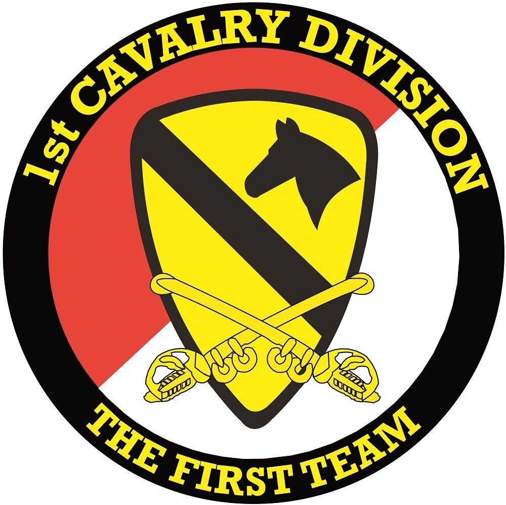US Army 1st Cavalry Division Veteran Self-adhesive Vinyl Decal | eBay