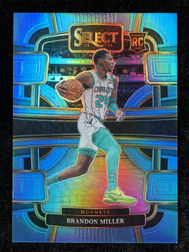 2023-24 Panini Select Brandon Miller #80 Concourse Light Blue Prizm RC ...