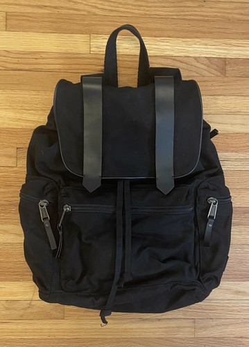 Duluth Trading CINCH Top Close Laptop Sleeve Backpack CANVAS Leather ...