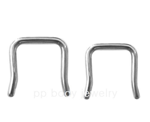 1pc. 16G 14G 316L Surgical Steel U-Shaped Outward Septum Retainer | eBay