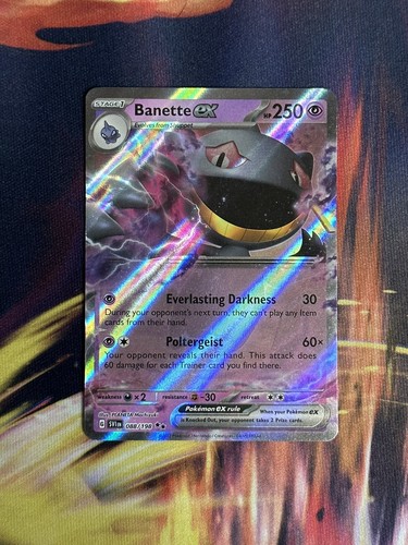 Banette ex 088/198 Scarlet & Violet Ultra Rare Pokemon Card TCG NM/MT ...