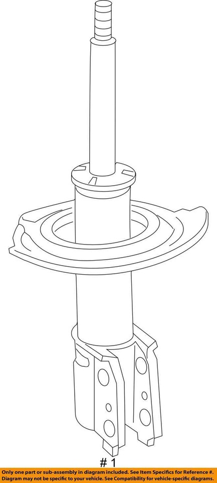 GM OEM 10-17 Equinox,Terrain Front Suspension Struts Components-Strut ...