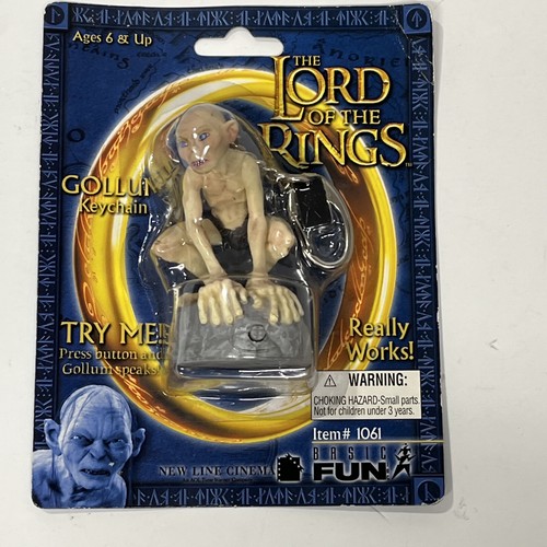 NIB Lord of the Rings Gollum Talking Keychain | eBay