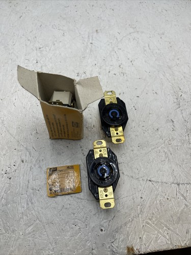 (Qty. 2) Hubbell HBL2320 Twist-Lock Receptacle 20A 250V | eBay