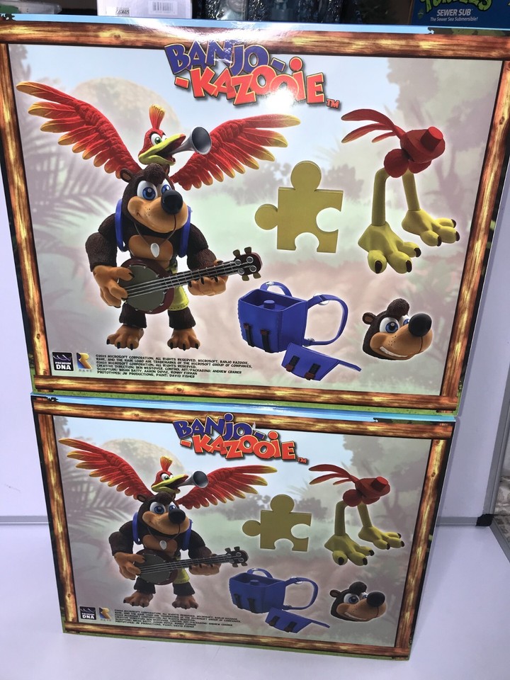 Banjo and Kazooie FLOCKED & REGULAR VERSION BOTH SETS PREMIUM DNA NEW ...