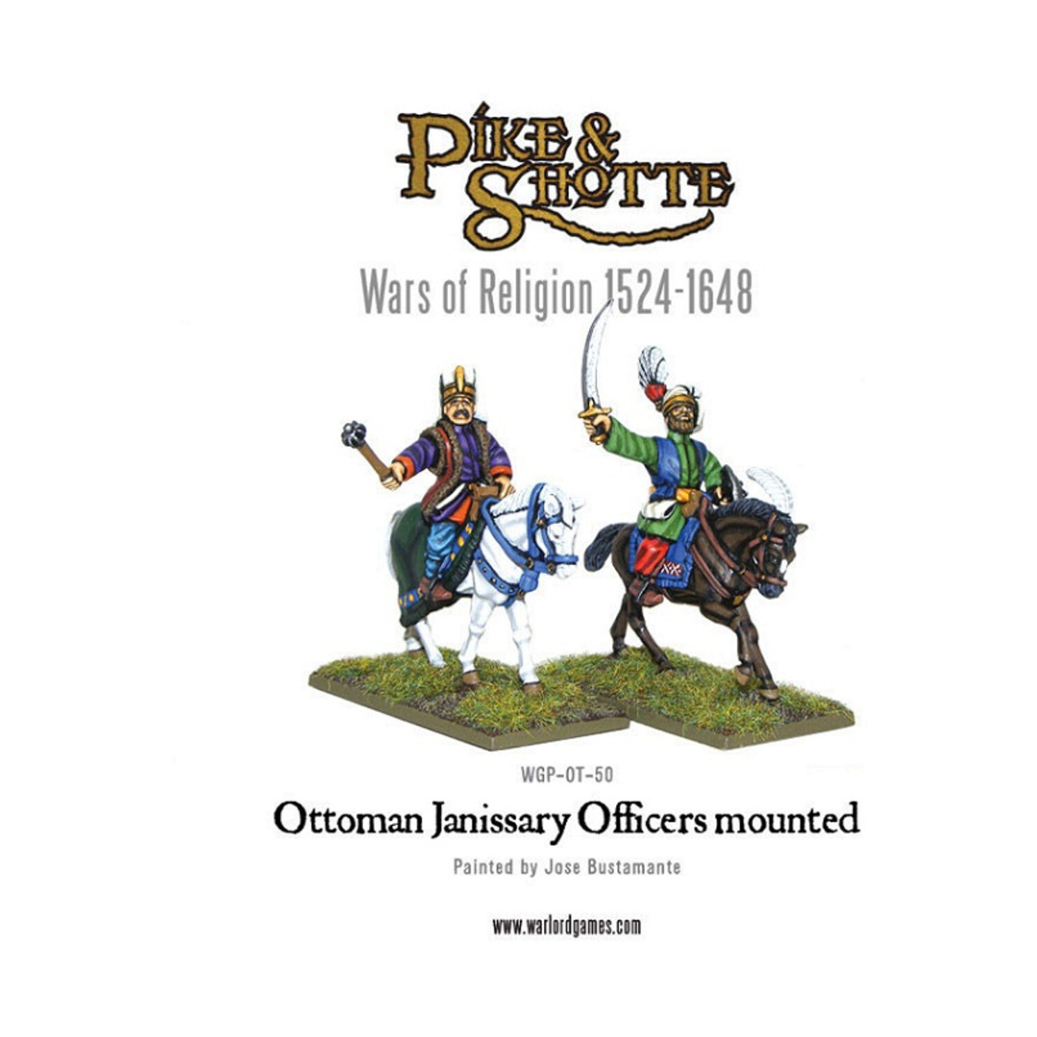 Warlord Games Pike & Shotte 28mm Mounted Officers - Ottoman Janissary ...
