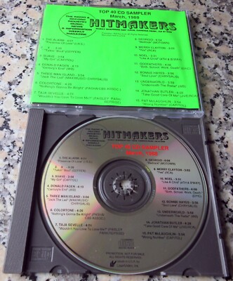 HITMAKERS TOP 40 Promo CD 3rd RARE DJ CD 1988 Taja Sevelle Suave ...