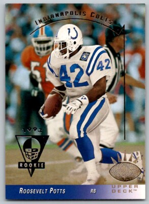 1993 SP ROOSEVELT POTTS RC INDIANAPOLIS COLTS #117 | eBay