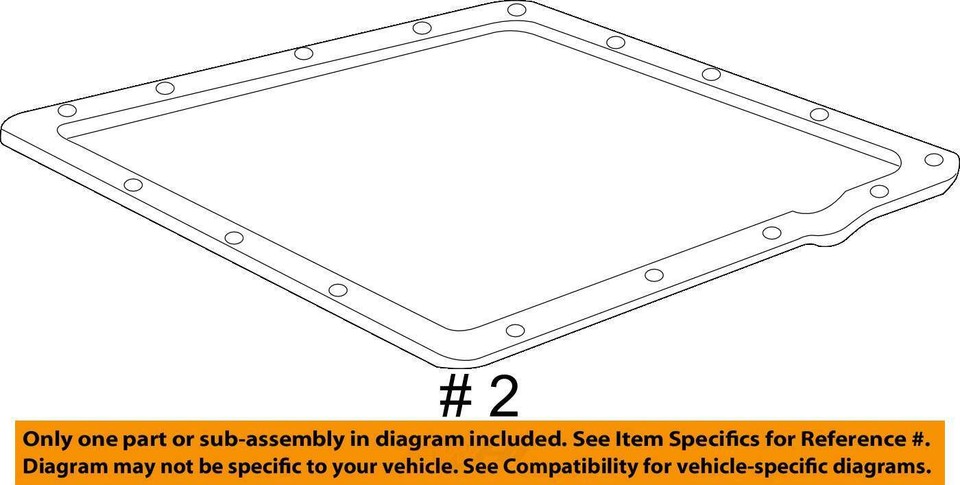 GM OEM 07-23 Camaro Transmission Components-Trans Pan Gasket 24226850 ...