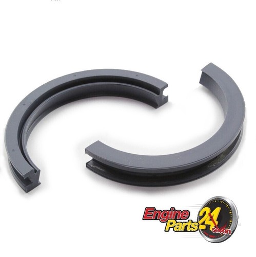 CHEVY SB 283 307 327 350 400 RUBBER REAR MAIN SEAL 2 PC NEOPRENE MAHLE ...