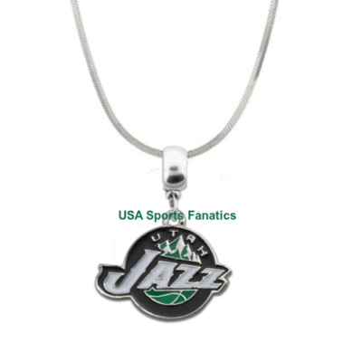 NBA Utah Jazz Team Logo Pendant Necklace On A 925 Snake Chain | eBay
