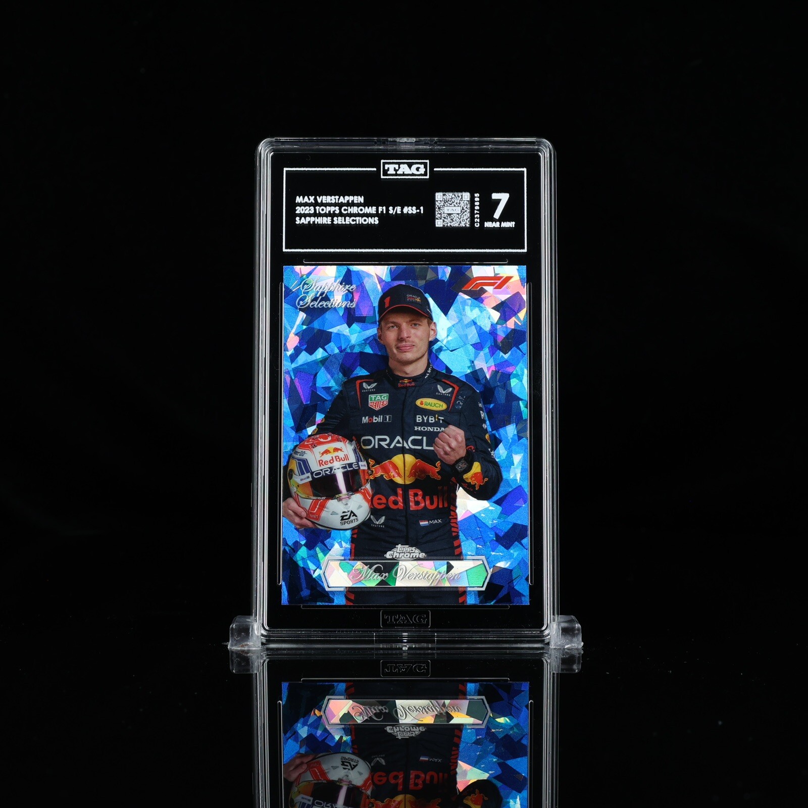 2023 Topps Chrome Formula 1 F1 SS-1 Max Verstappen Sapphire Selections ...
