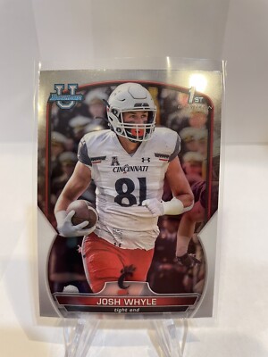 2022 Bowman U University Chrome Josh Whyle #89 Cincinnati 1st Bowman ...