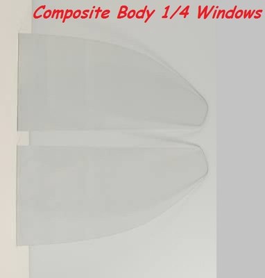 Five Star Bodies Dodge Charger 1/4 Windows, 470-6535-CB,NASCAR ...