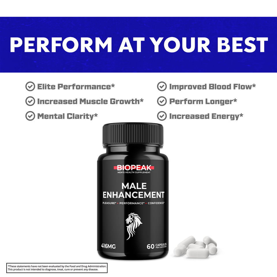Biopeak for Men, Bio Peak Advanced Formula Male Support Pills (60 ...