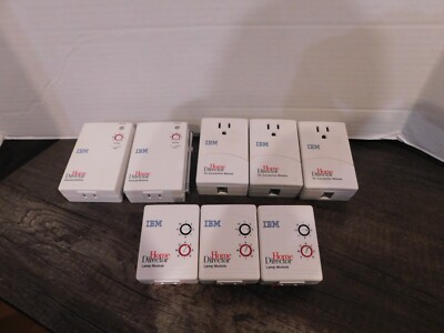 Lot of 8 IBM X10 Home Director PC Connection Module/Lamp/Remote | eBay