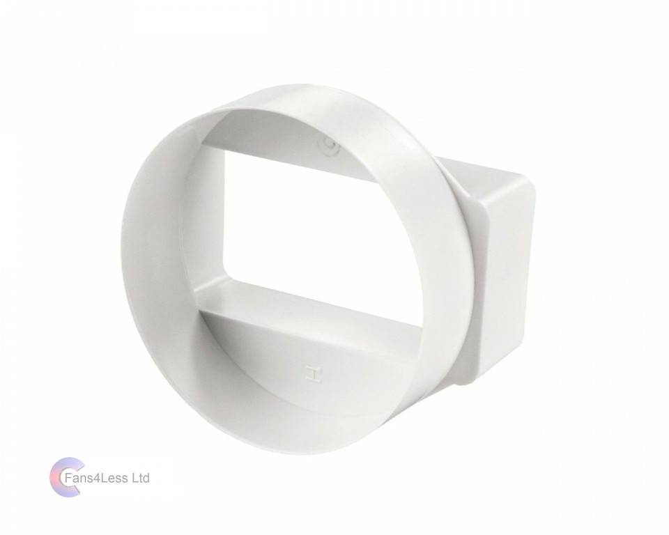 Flat Rectangular Ducting 110 x 54 (4") Ventilation Extractor Fans Heat ...