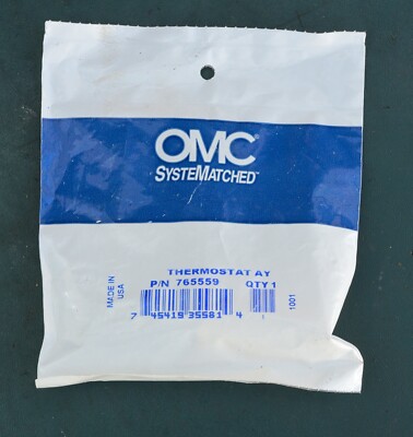 OMC 765559 Thermostat Assembly OEM, BRP OMC 435491 18-3544 Thermostat ...