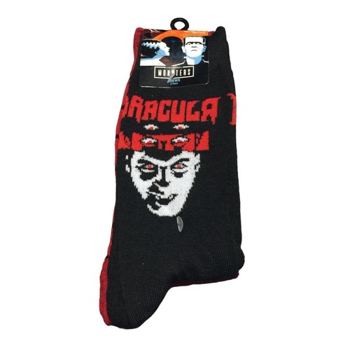 Universal City Studios Monsters Dracula Men's Crew Socks Size 6 1/2-12 ...
