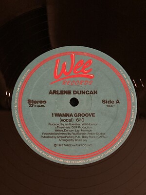 # Arlene Duncan – I Wanna Groove # WEE-1 12" CA 1982 Original | eBay.de