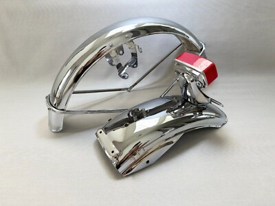 Honda CB750 70 - 71 Front Rear Fender & Tail Light K0 K1 CB750K Chrome ...