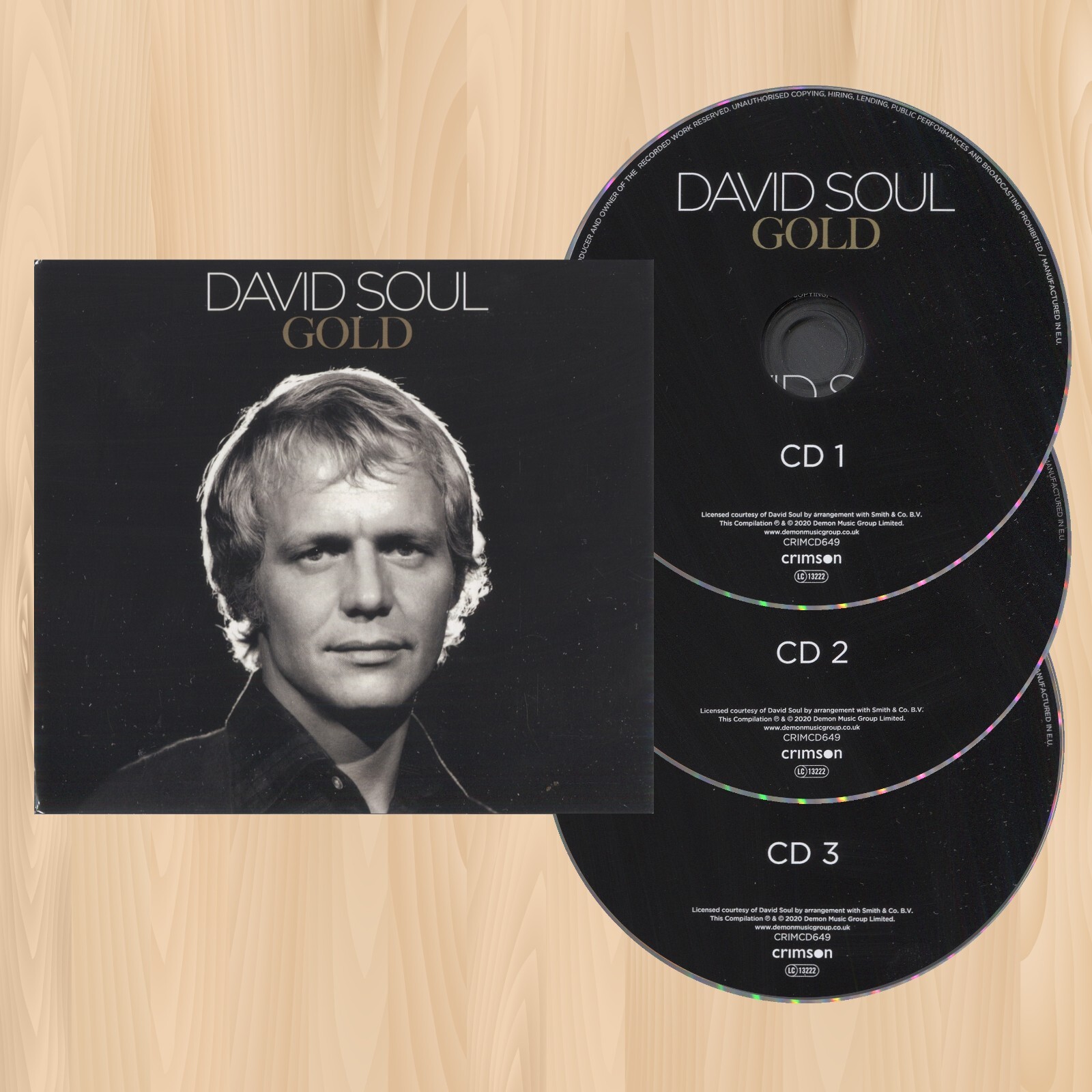 DAVID SOUL Gold 3CD SET (The) Wall DON’T GIVE UP ON US Topanga SILVER ...