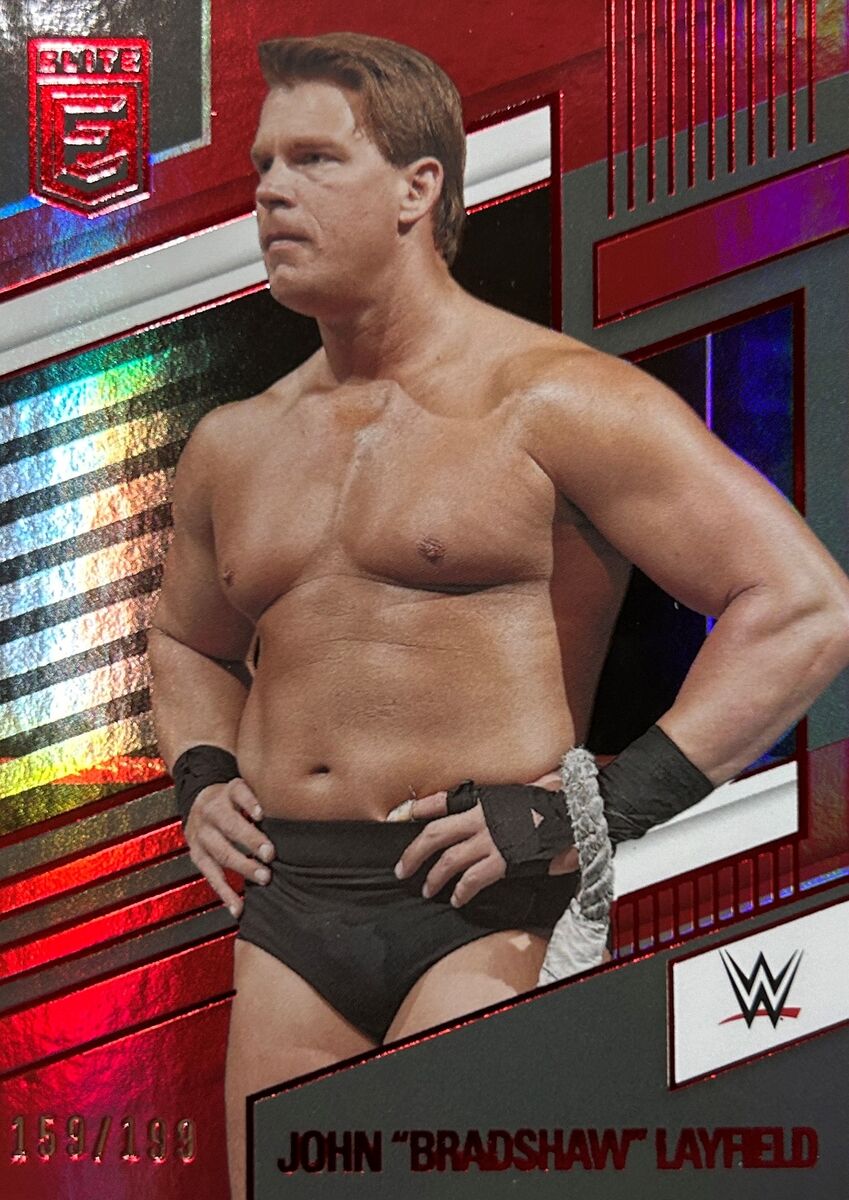 John Bradshaw Layfield JBL Elite Red /199 Panini WWE 2022 John Bradshaw Layfield JBL Elite Red /199 Panini WWE 2022