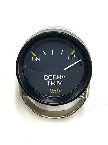 NOS Medallion 2" OMC COBRA Outdrive Marine Boat Trim Gauge~NO LIGHT ...