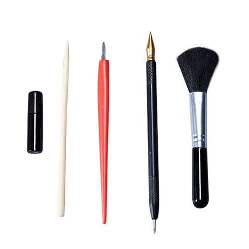DIY Drawing Tools Kit with Stick Scraper Pen for Scratch Sketch Crafts ...
