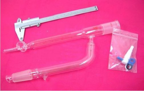 Jacket vacuum distiller Distillation receiver tube condenser 20ml 24/40 ...