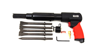 2 in 1 Pistol Air Needle Scaler Hammer Chisel 4000bpm Remove Paint Rust ...
