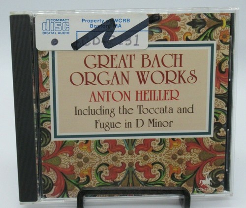 ANTON HEILLER: GREAT BACH ORGAN WORKS MUSIC CD, INCL. TOCCATA & FUGUE ...