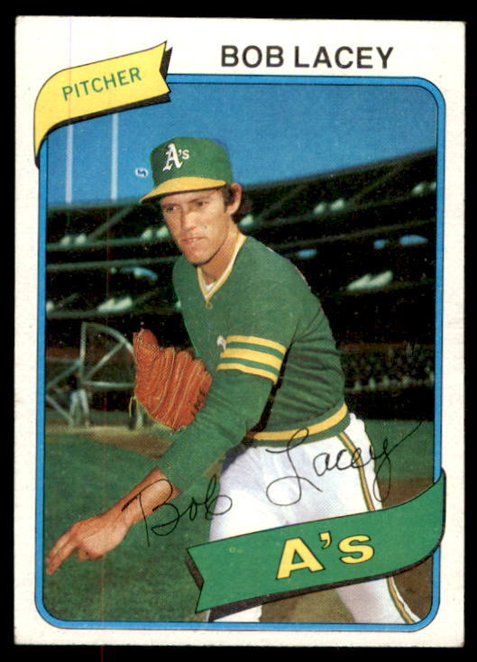 1980 TOPPS BASEBALL #316 BOB LACEY | eBay