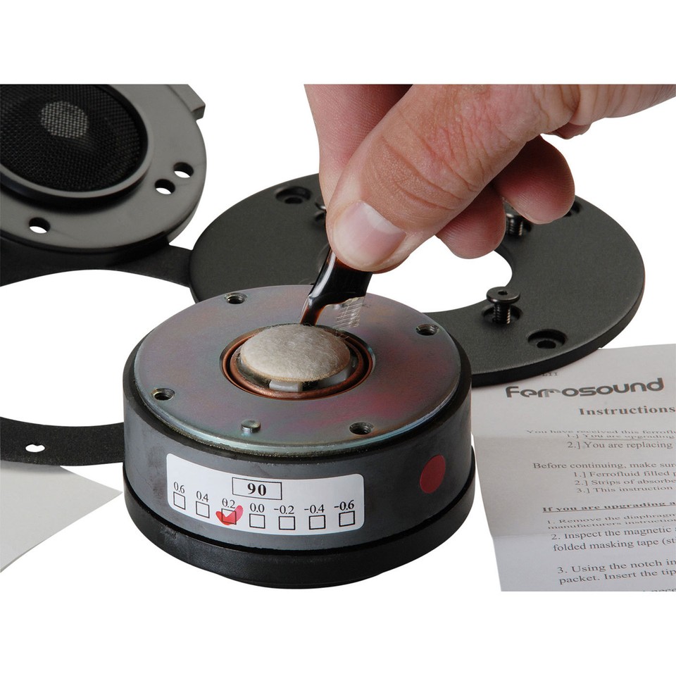 Ferrofluid Kit for two 1" Voice Coil Tweeters 300uL Ferro Fluid Repair ...