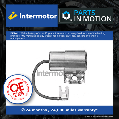 Ignition Condenser fits HILLMAN AVENGER 1.3 74 to 76 E2 Intermotor ...