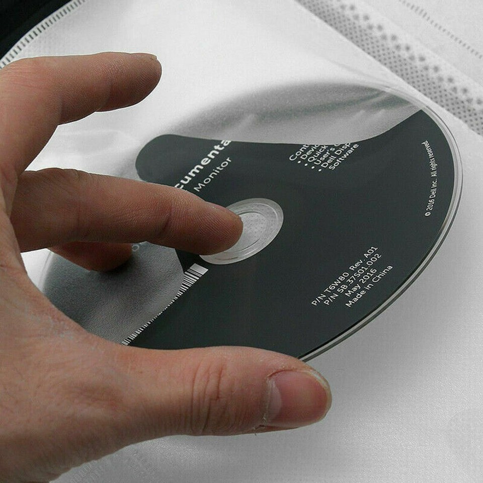 520 Disc CD DVD Case Wallet Holder Sleeves Storage Folder Album Black ...