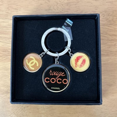 CHANEL Key ring Rouge Coco Keychain | eBay