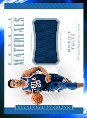 Panini NBA Dunk 2017-18 National Treasures RC Markelle Fultz SP #d /30 ...