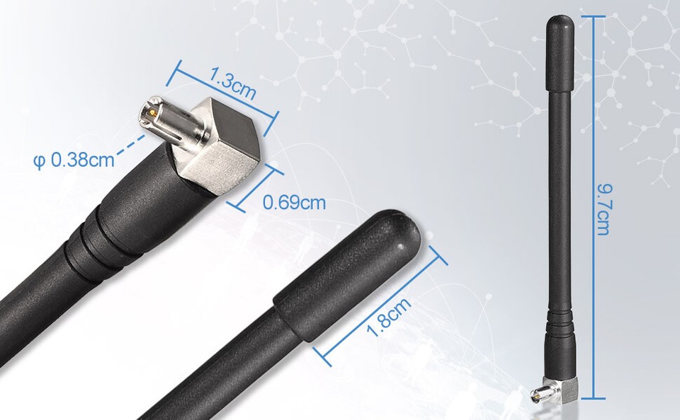 2pcs Netgear 4G External Antenna TS9 for Nighthawk M6 Pro MR6110 Mobile ...