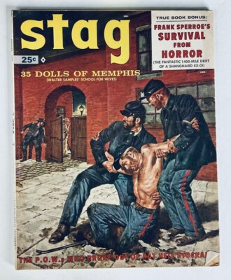 VTG Stag Magazine January 1959 Vol 10 No. 1 Survival from Horror No ...