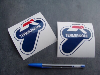 2 stickers autocollants Termignoni 90mm auto moto A051 | eBay