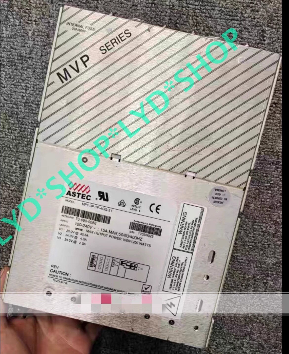 1pcs used ASTEC MP1-3P-1P-4QQ-31 power supply module | eBay