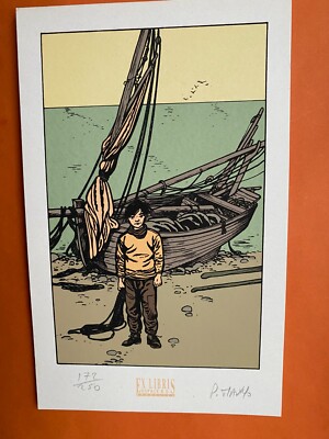MAKYO EX LIBRIS SIGNE SERIGRAPHIE LE COEUR EN ISLANDE ESPACE BD ETAT ...