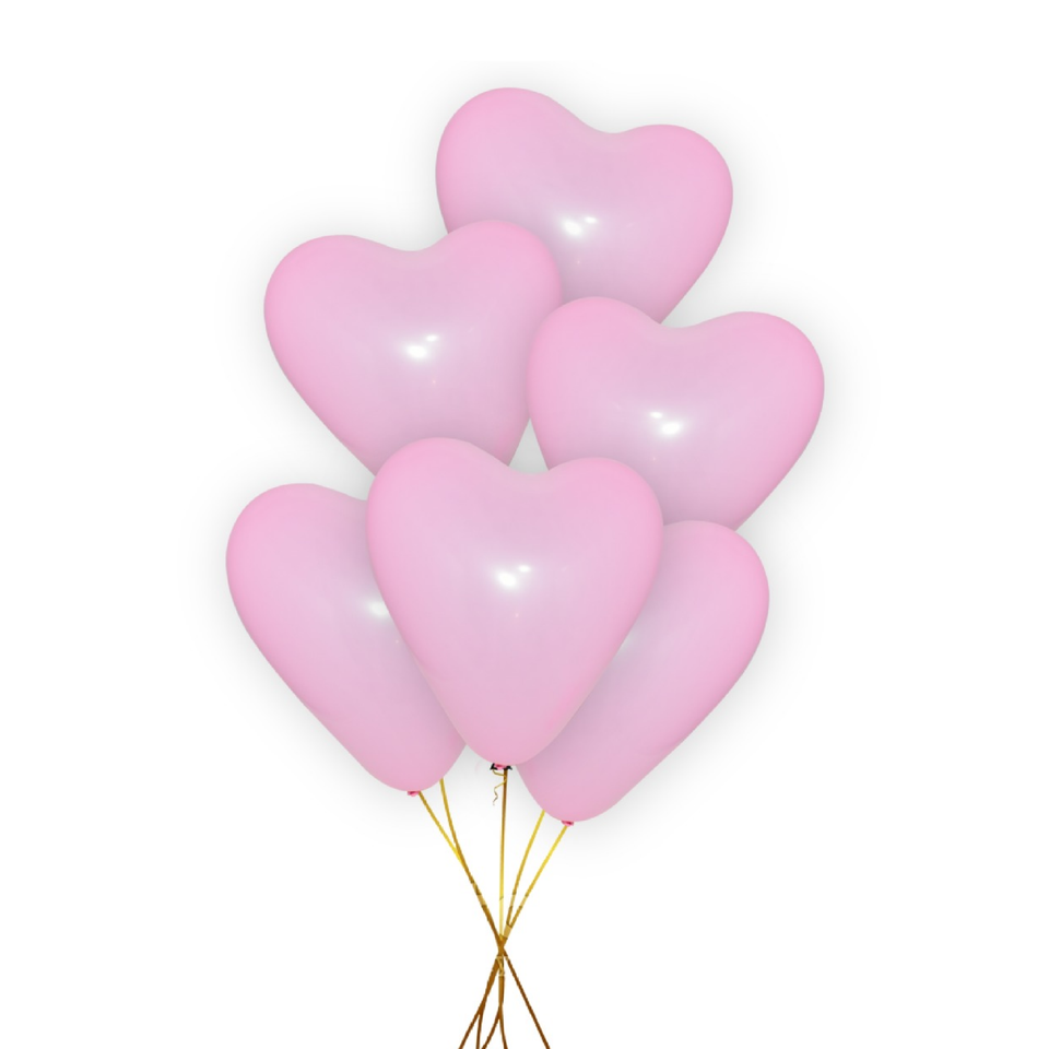 100 MIX LOVE HEART BALLOONS Wedding Party Romantic ballon Valentines ...