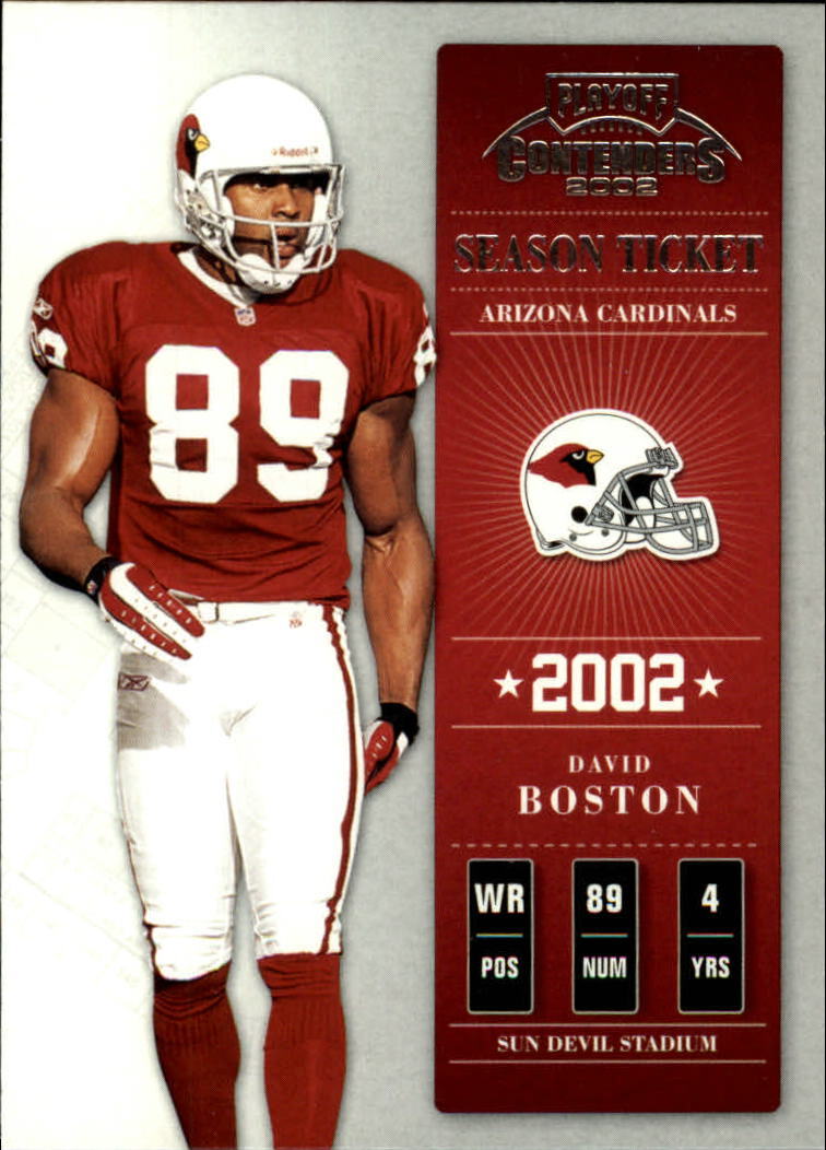 2002 Playoff Contenders #90 David Boston | eBay