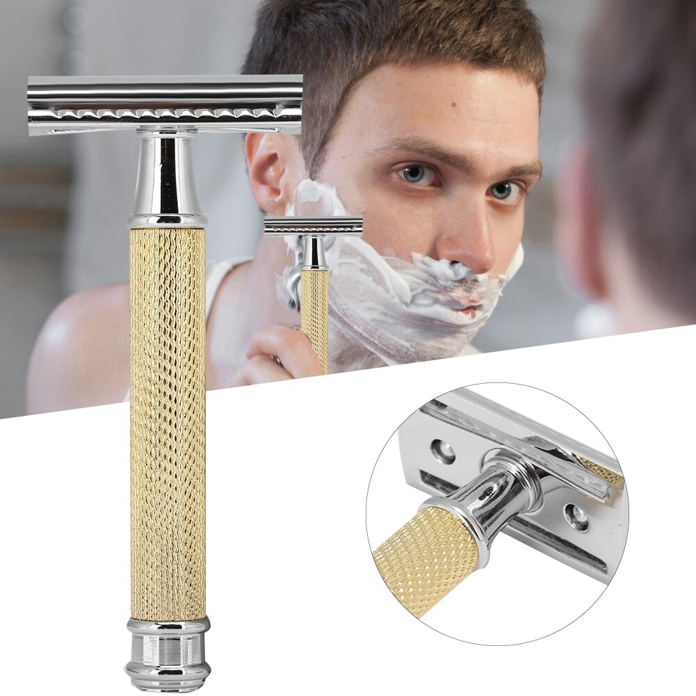 Classic Shaver Handle Double Edged Safety Shaving Gift For Men Use ...